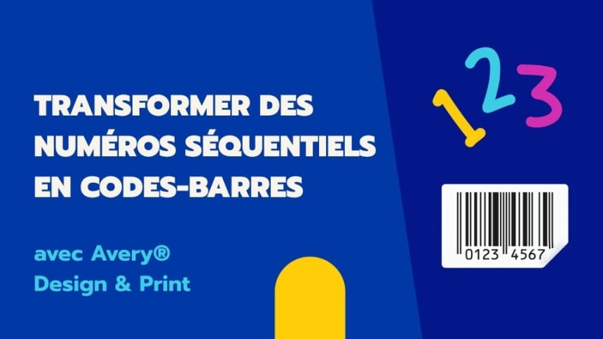 Qu'est-ce qu'un code-barres et comment le créer gratuitement ? | Avery