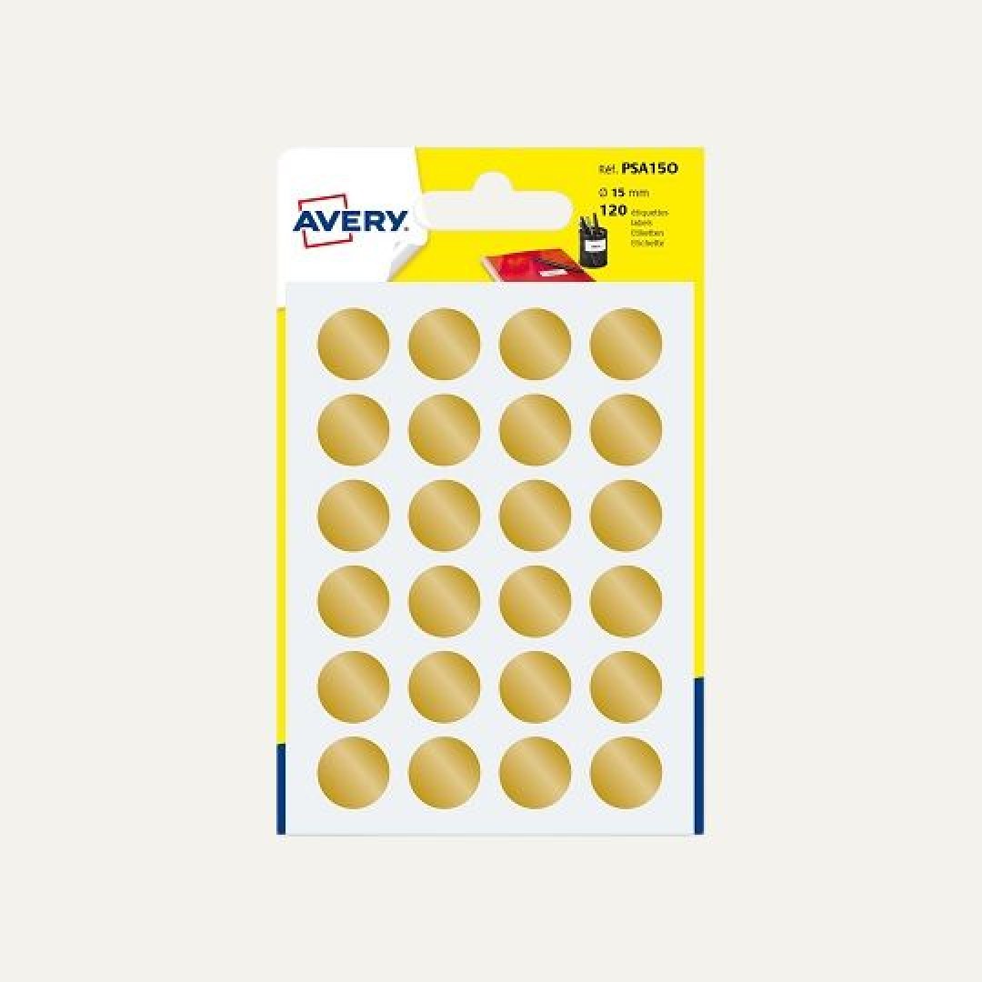 Gommettes rondes autocollantes pour enfants | Avery