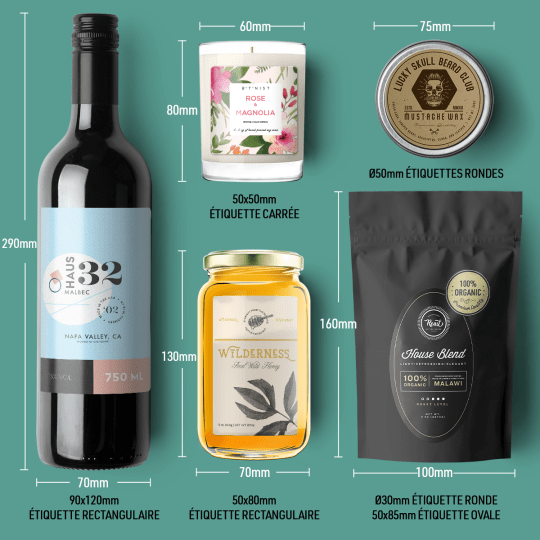 Étiquettes bouteilles | Achetez en ligne | Avery