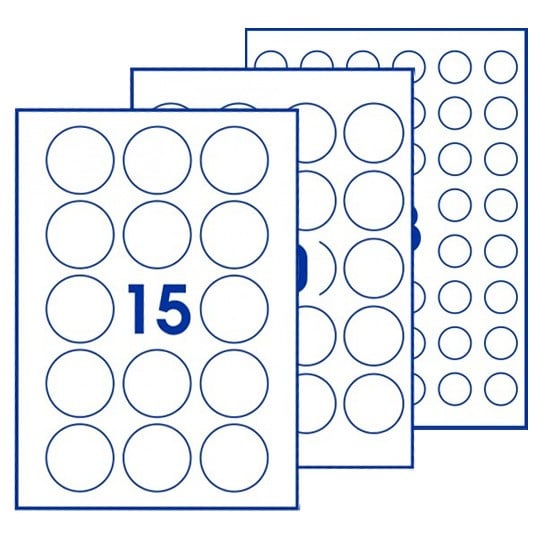 Choisissez la forme de vos étiquettes vierges | Avery