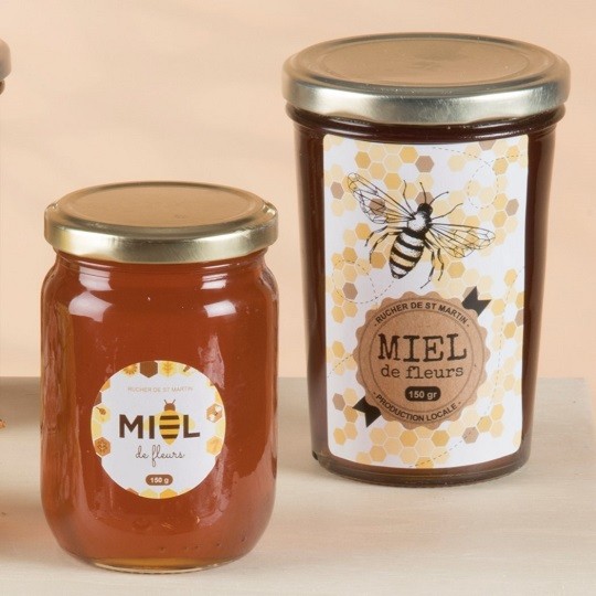 Etiquettes pots de miel en planches et en rouleaux | Avery