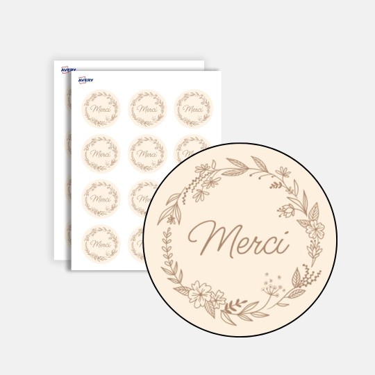 Etiquettes pré imprimées en planches et rouleaux | Avery