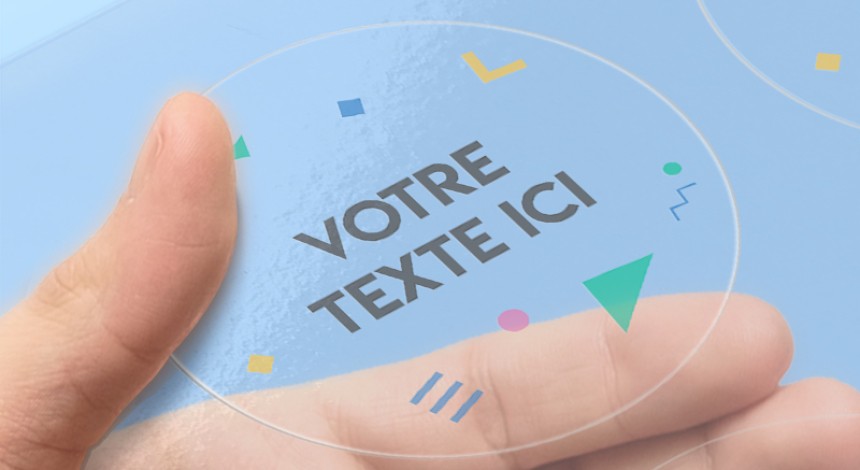 Préparer votre design pour les étiquettes transparentes. | Avery