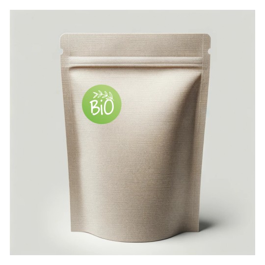 140 étiquettes Bio rondes autocollantes en planche - papier recyclé ...