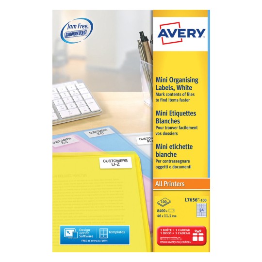 Etiquette mini | L7656-100 | Avery