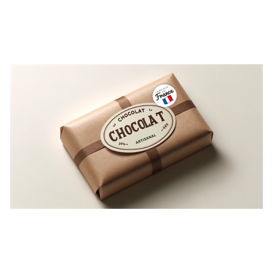 140 étiquettes Fabriqué en France rondes autocollantes en planche ...