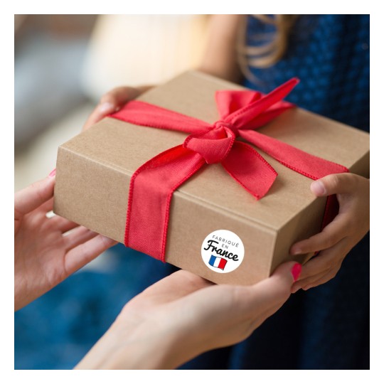 140 étiquettes Fabriqué en France rondes autocollantes en planche ...